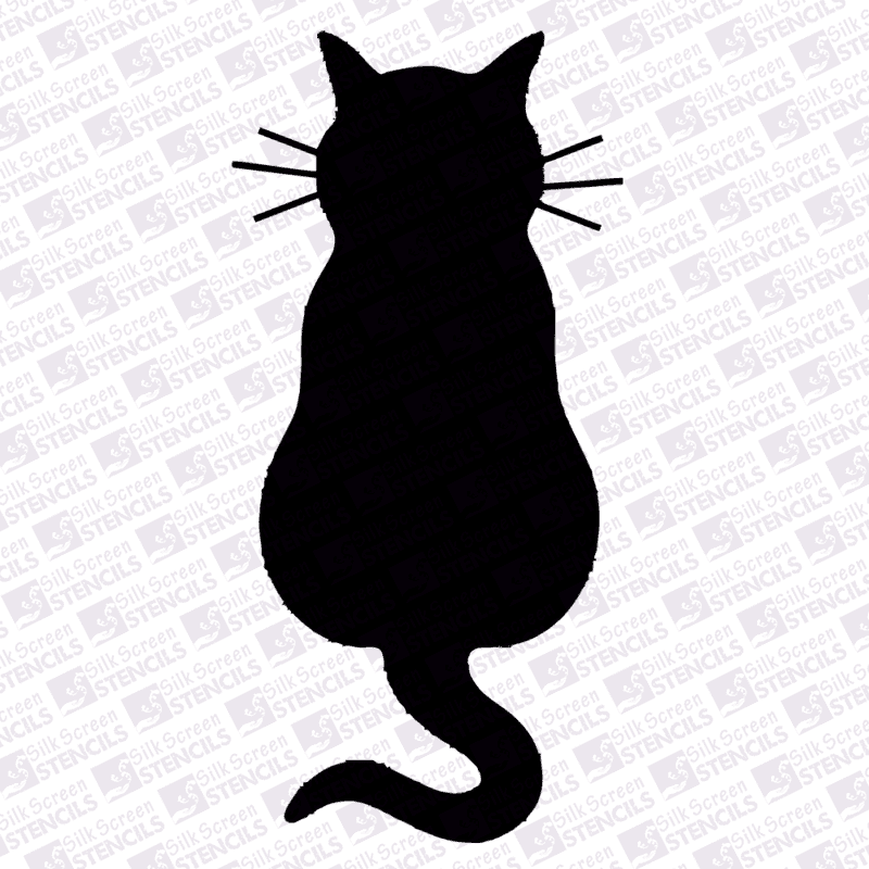 Cat Silhouette | Silkscreen Stencils