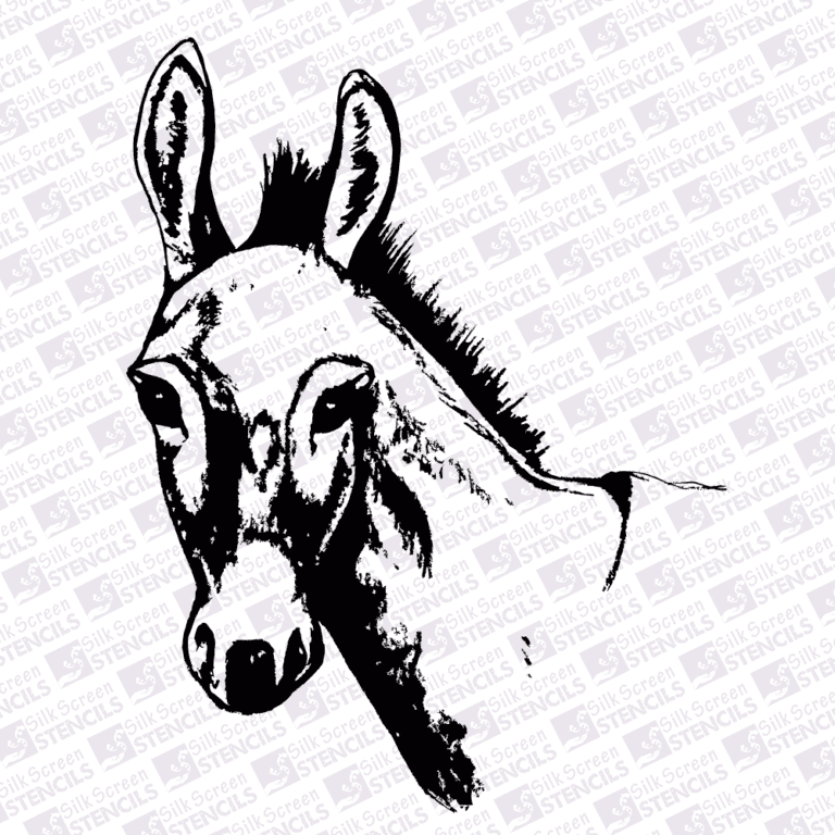 Donkey Head | Silkscreen Stencils