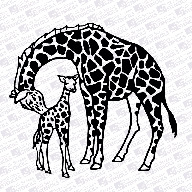 Giraffes | Silkscreen Stencils