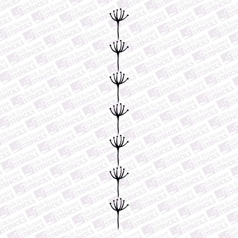 Border Dandelion | Silkscreen Stencils