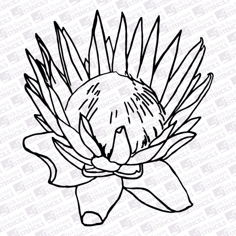 Aloe outline | Silkscreen Stencils