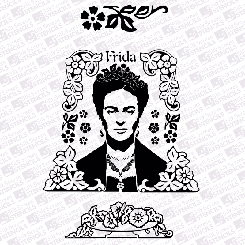 Frida page | Silkscreen Stencils