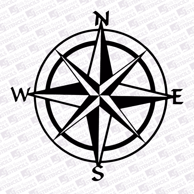 Compass | Silkscreen Stencils