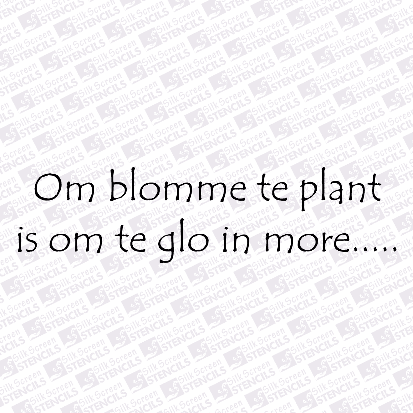 Ons Vader | Silkscreen Stencils