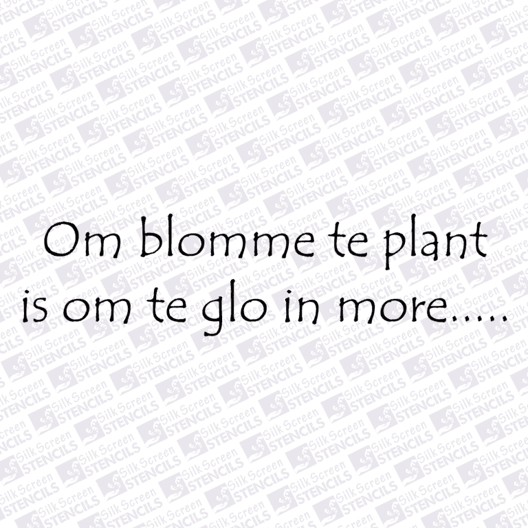 Ons Vader | Silkscreen Stencils