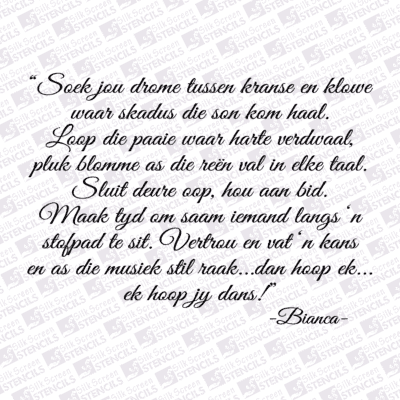 Ons Vader | Silkscreen Stencils