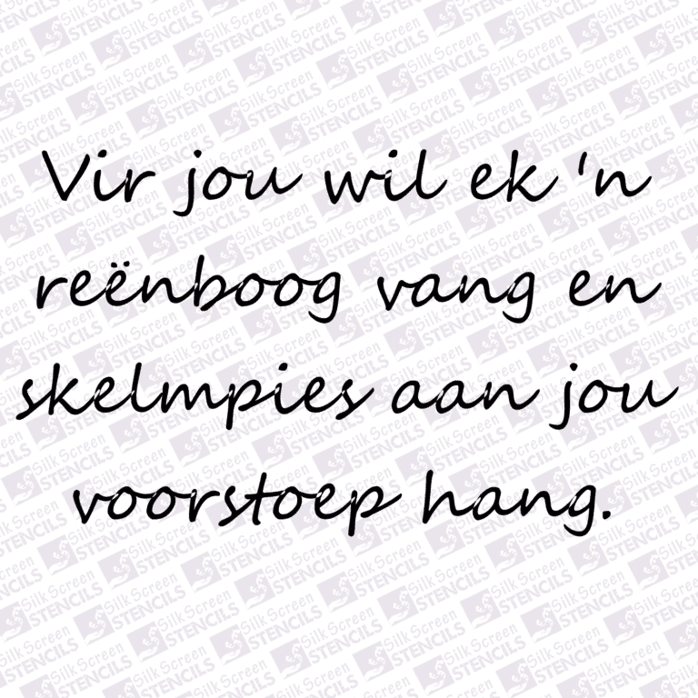 Ons Vader | Silkscreen Stencils