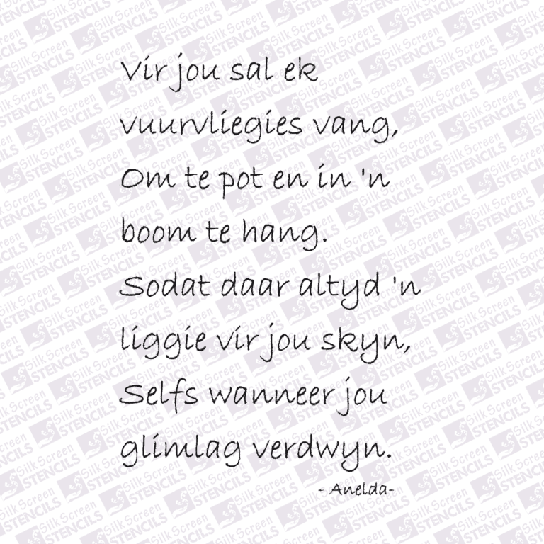 Ons Vader | Silkscreen Stencils