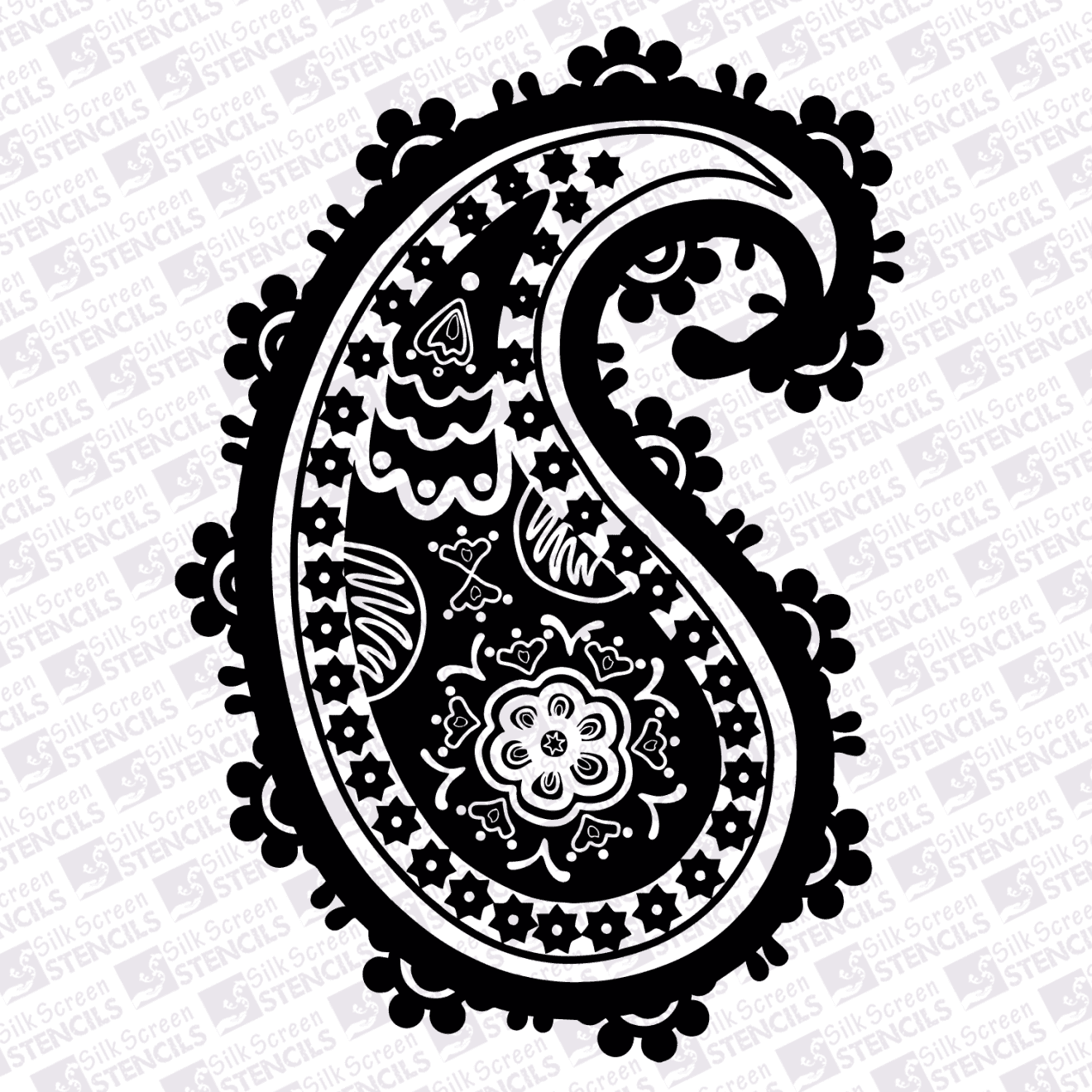 Paisley 2 | Silkscreen Stencils