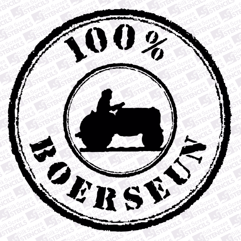 Stamp Boerseun | Silkscreen Stencils