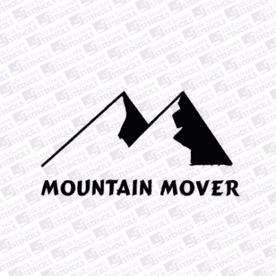 Mountain mover | Silkscreen Stencils