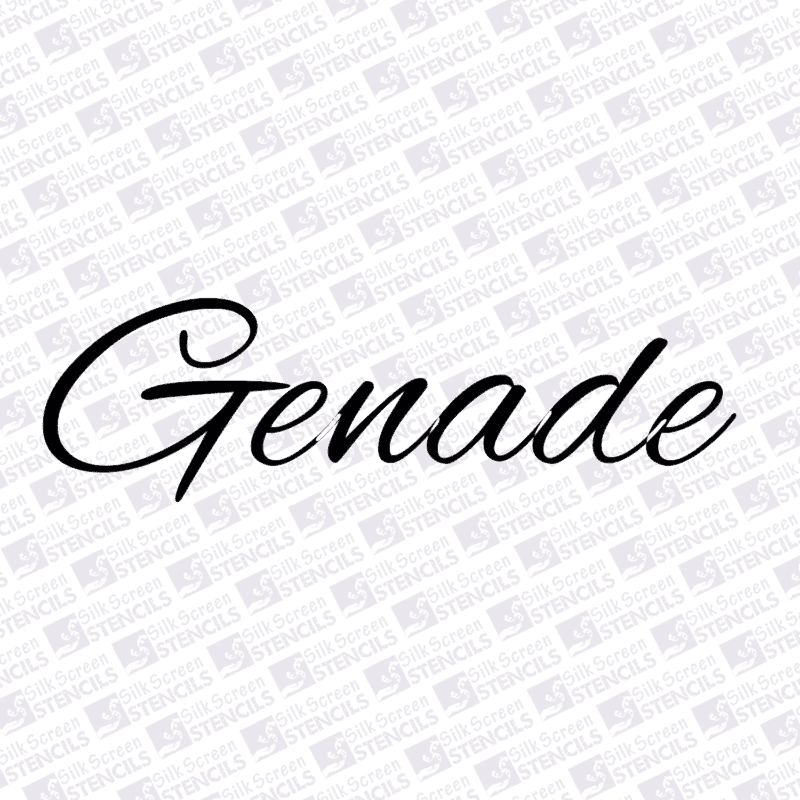 Genade | Silkscreen Stencils