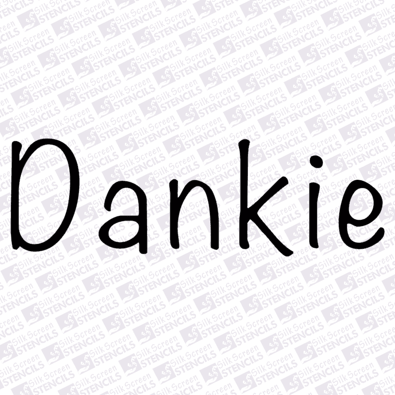 Dankie | Silkscreen Stencils