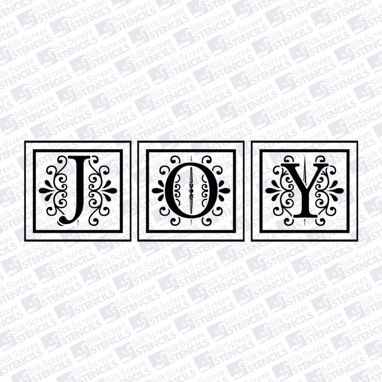 Joy blocks | Silkscreen Stencils