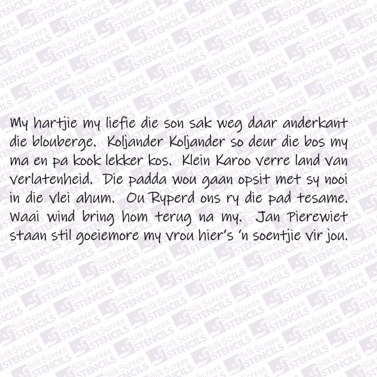 Koljander | Silkscreen Stencils