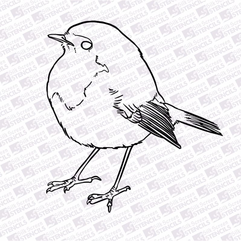 Bird Robin | Silkscreen Stencils