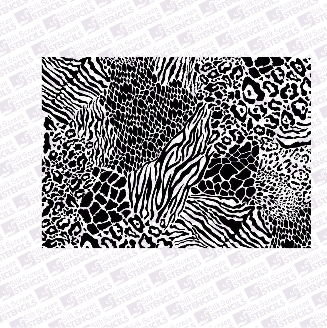 Skin collage | Silkscreen Stencils