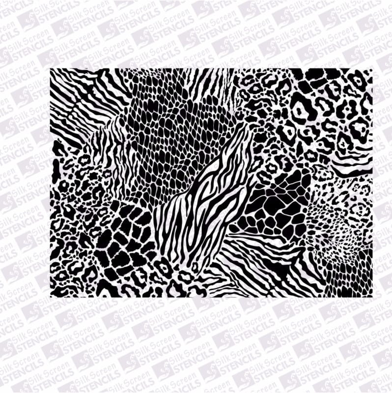 Skin collage | Silkscreen Stencils